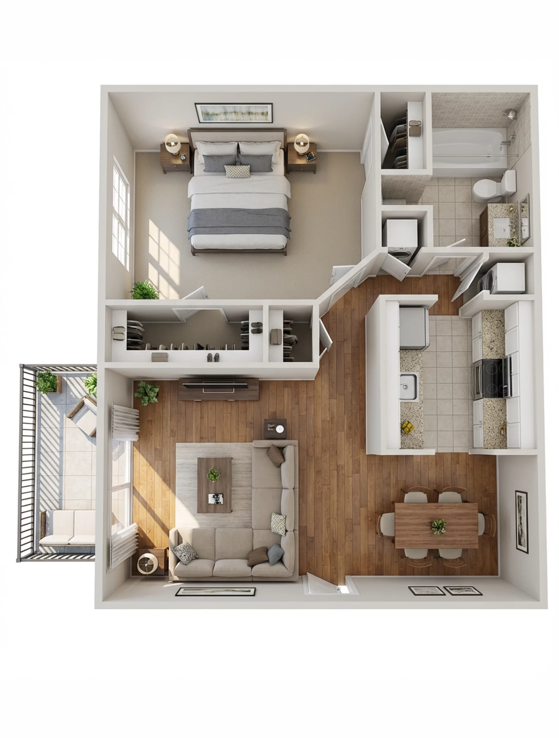 Walnut Gardens Floor Plans | OKC Apartment Layouts